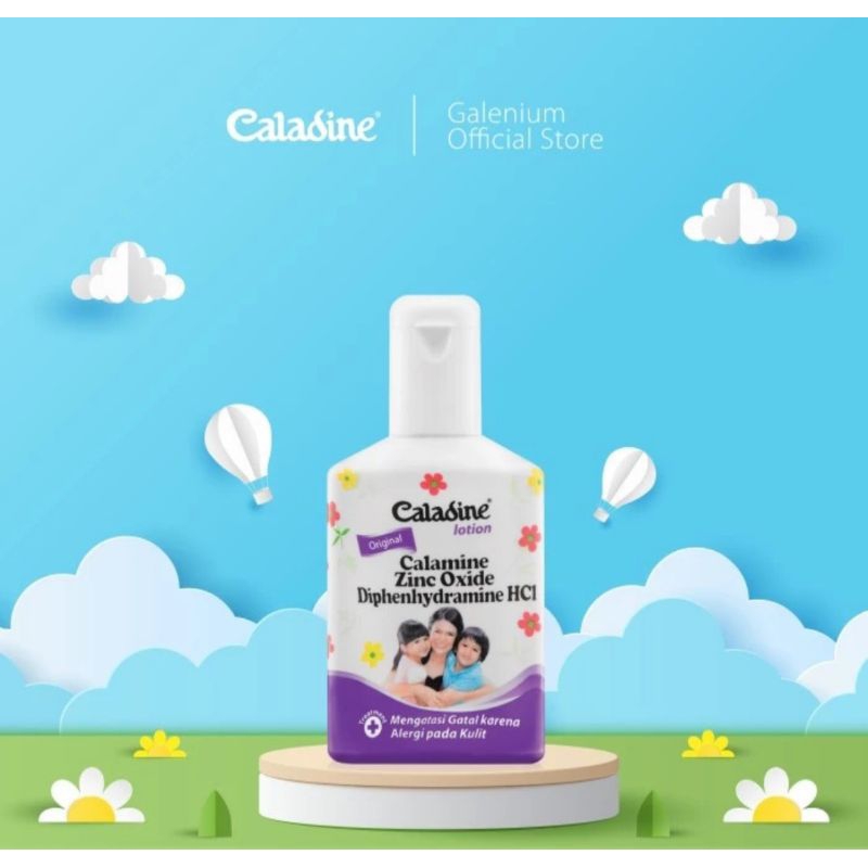 Jual CALADINE LOTION Calamine Zinc Oxide Diphenhydramine HCL 60ML | Shopee Indonesia