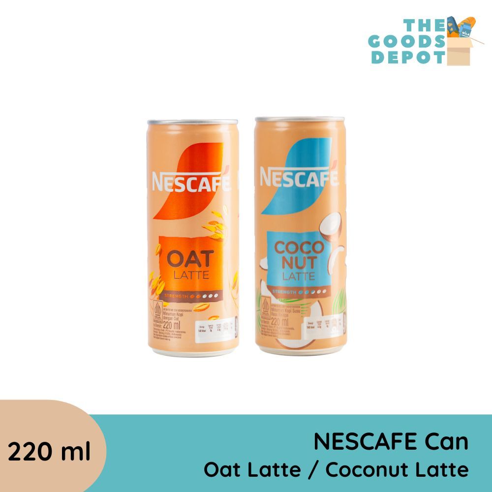 Jual Nescafe Can Oat Latte / Coconut Latte 220 ml | Shopee Indonesia