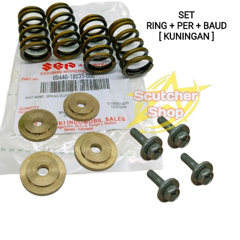 Jual Per Kopling Suzuki Smash Original SGP Plus Ring Per Kopling ...