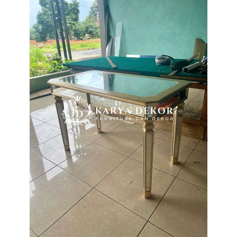 Jual meja akad (TERBARU!!!) meja akad nikah kaca / meja akad cermin ...