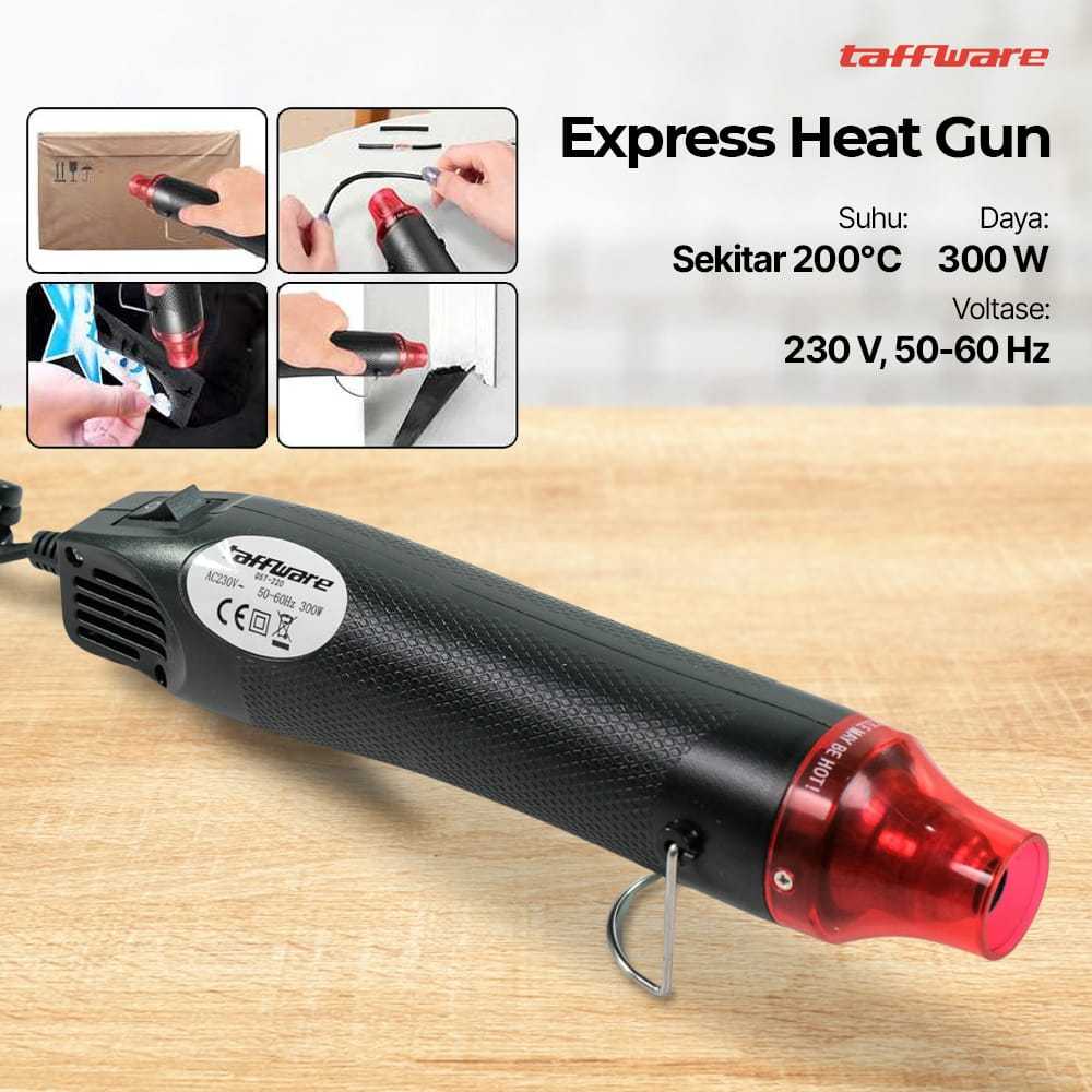 Jual Taffware hotgun 300 watt hot gun pemanas plastik sealer heatgun ...