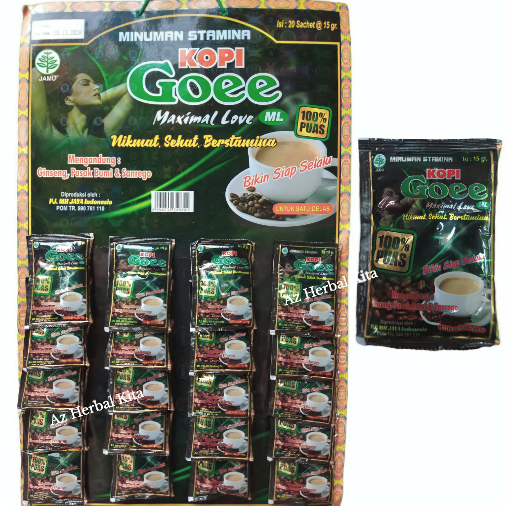 Jual Kopi Goee Maximum Love Nylon Pelindung 1 Hanger Isi 20 Sachet ...
