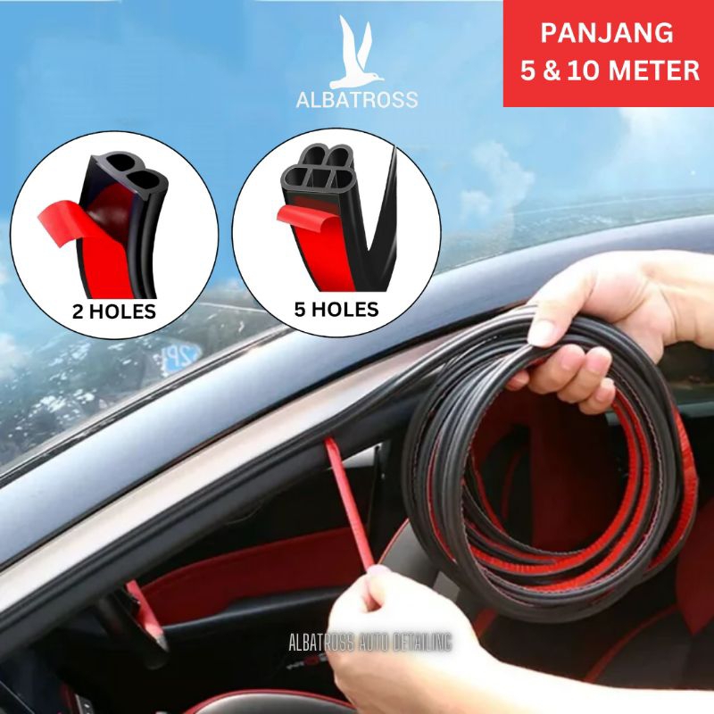 Jual Karet Peredam Pintu Mobil / List Pelindung Pintu Universal Body ...
