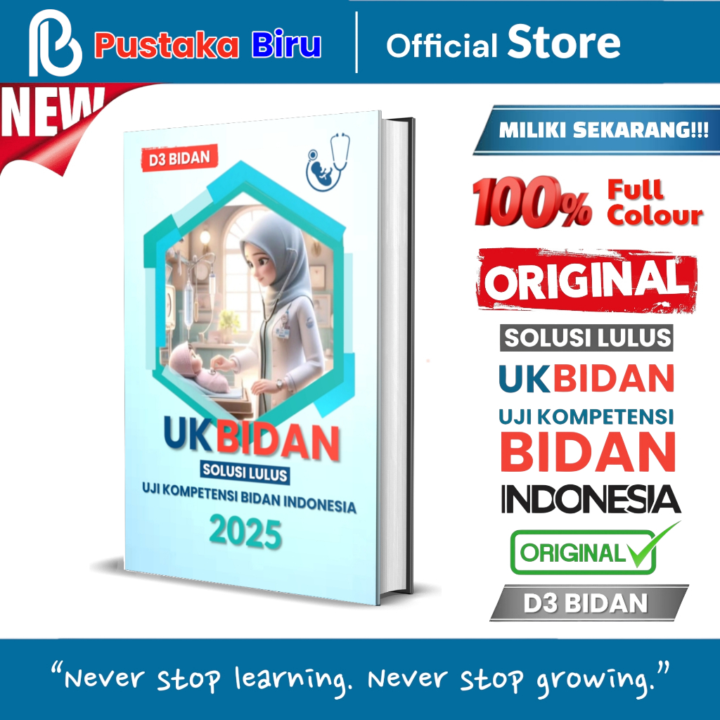 Jual BUKU UKBI UKBIDAN UJI KOMPETENSI D3 BIDAN INDONESIA 2025 PROFESI BIDAN D3 BIDAN TERBARU ...
