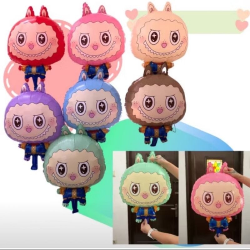 Jual BALON GAS LABUBU / BALON KARAKTER | Shopee Indonesia