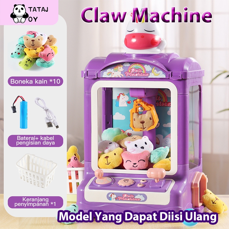 Jual Tatajoy Mainan Anak Claw Machine Mesin Tangkap Boneka Mesin Capit ...