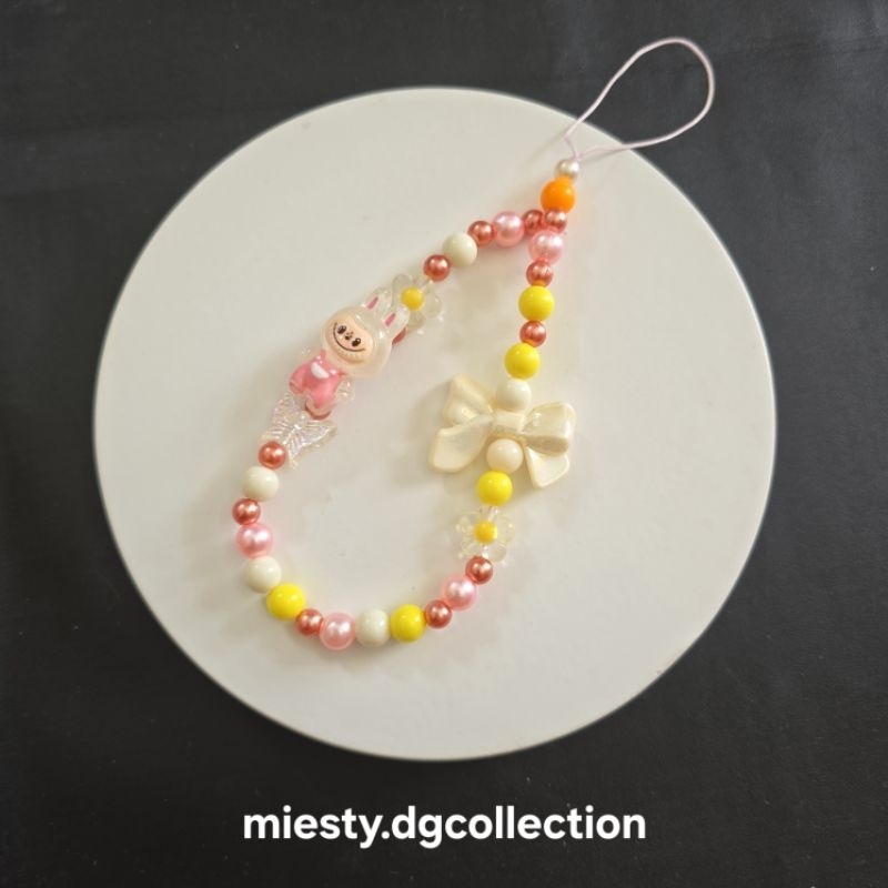 Jual Strap Phone Luxury Labubu Crystal// Tali Hp Gelang Hp labubu ...