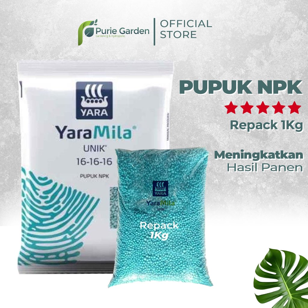 Jual Pupuk NPK Mutiara 16 16 16 Repack 1kg | Shopee Indonesia
