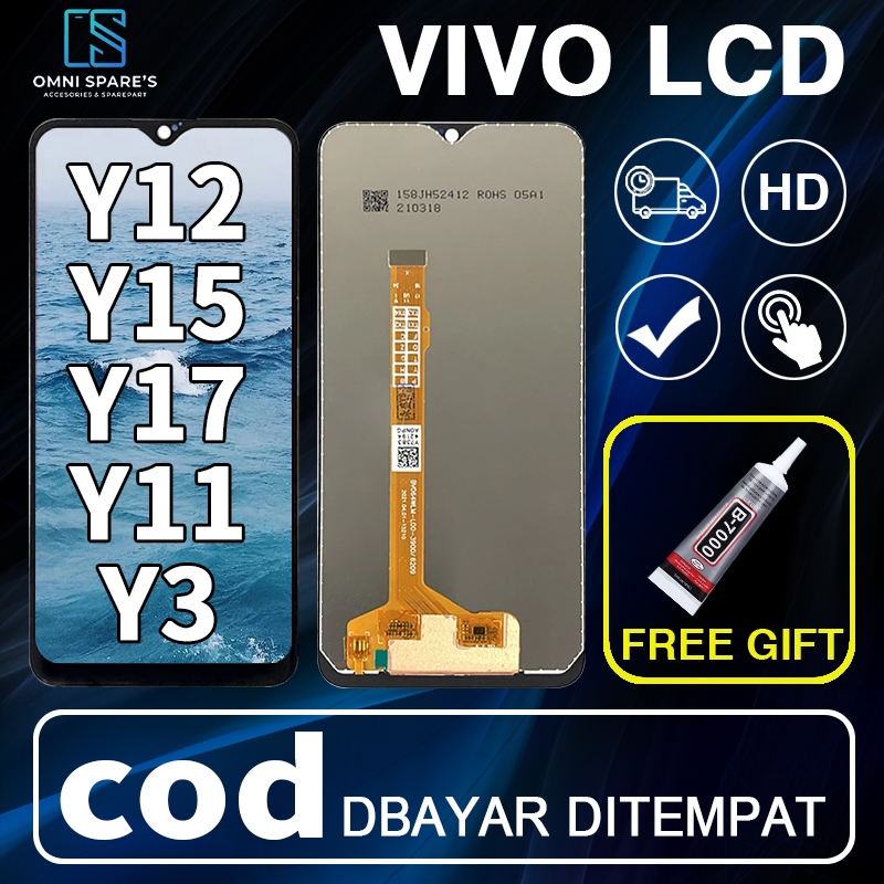 Jual LCD VIVO Y12/Y12i/Y15/Y17/Y3/Y11 2019 Fullset hp Touchscreen asli ...