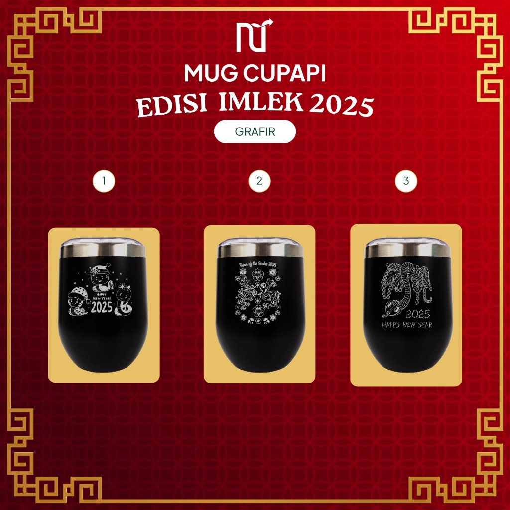 Jual Pilihan desain Custom MUG Cupapi Tema Imlek Cetak Grafir 1 sisi ...