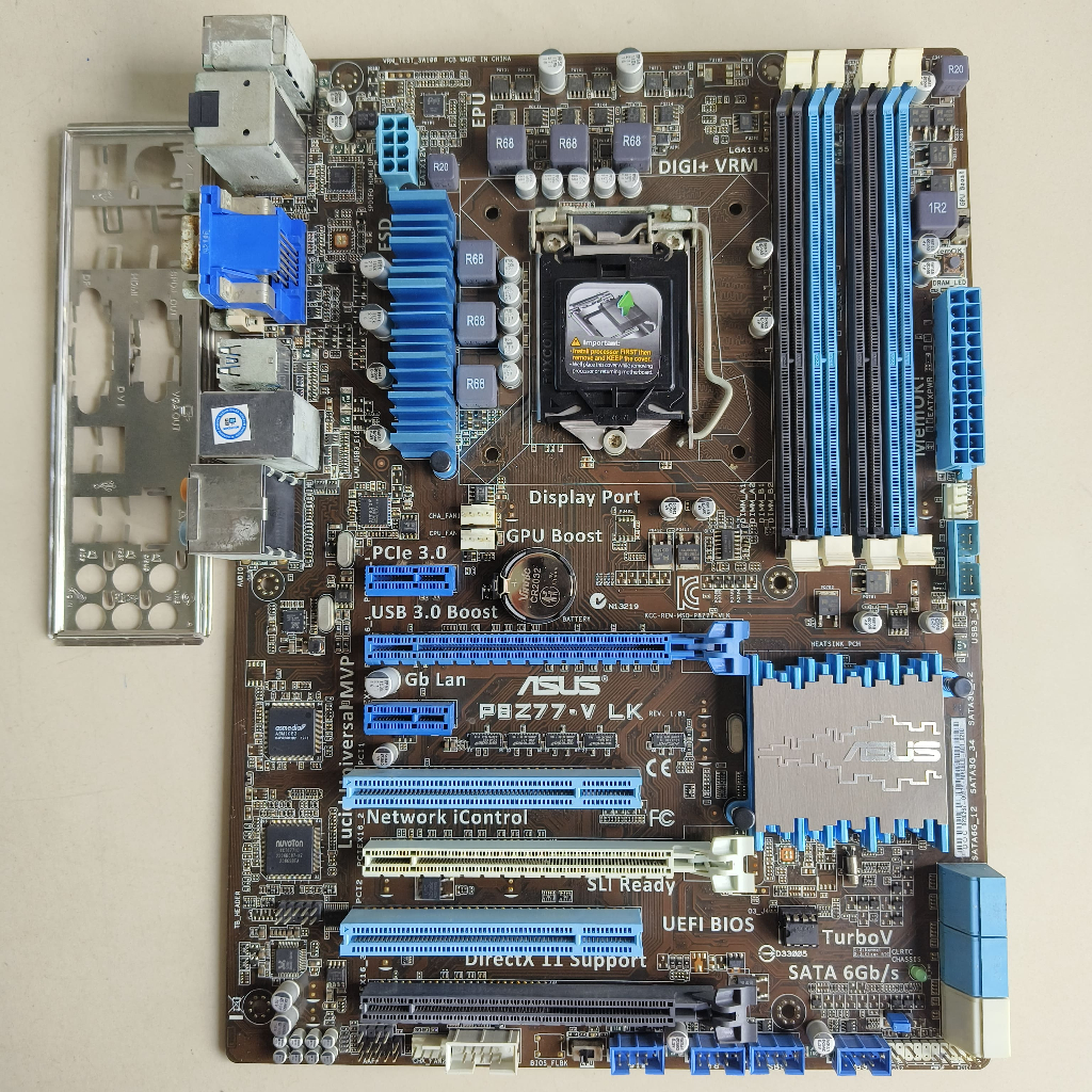Jual MOTHERBOARD GAMING ASUS P8Z77-V LK LGA 1155 | Shopee Indonesia
