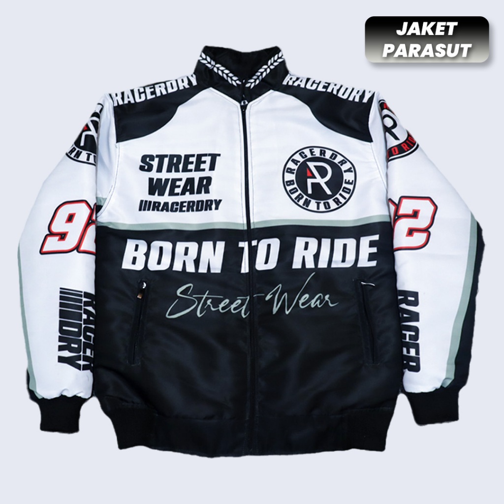 Jual Nascar Jaket Parasut Waterproof Jaket Motor Sunmori Pria Terbaru | Shopee Indonesia