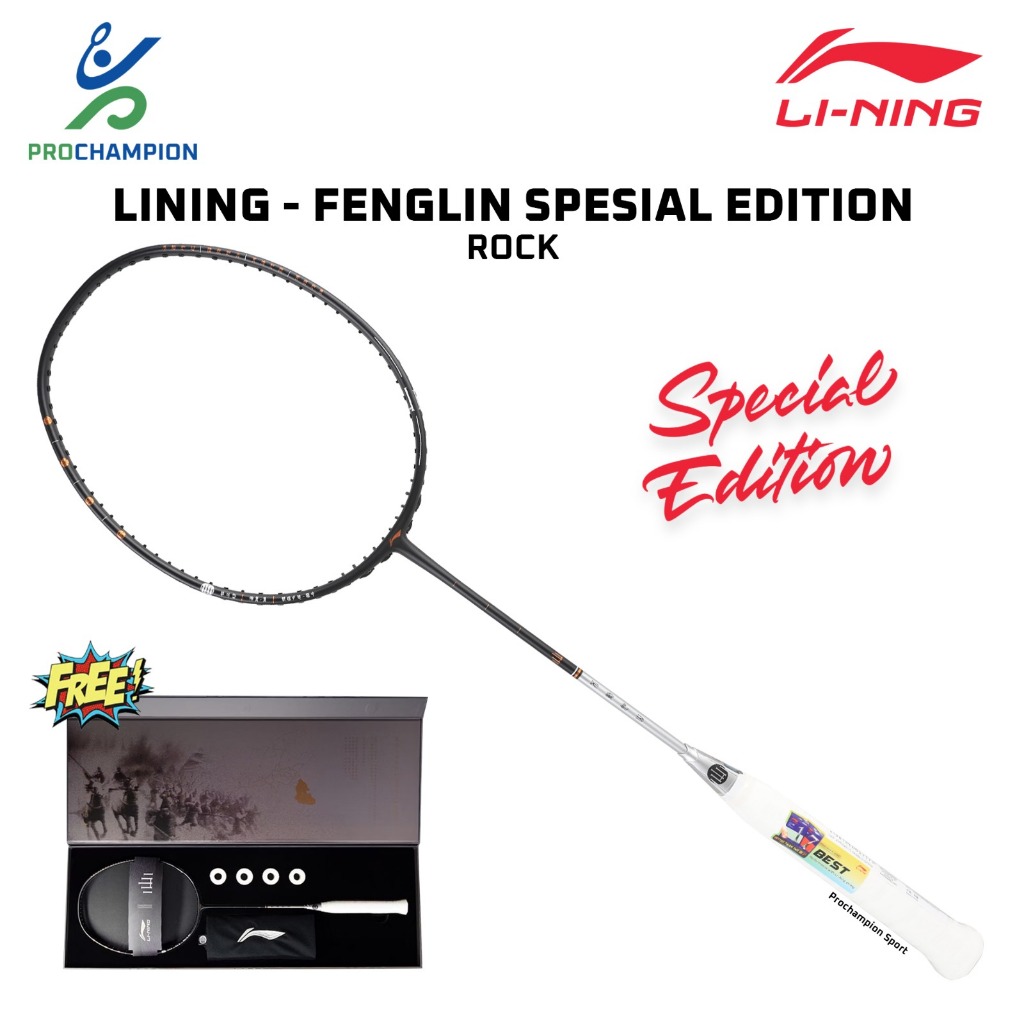 Jual Raket Badminton Lining Li-Ning HUO Limited Silver Special Edition ...