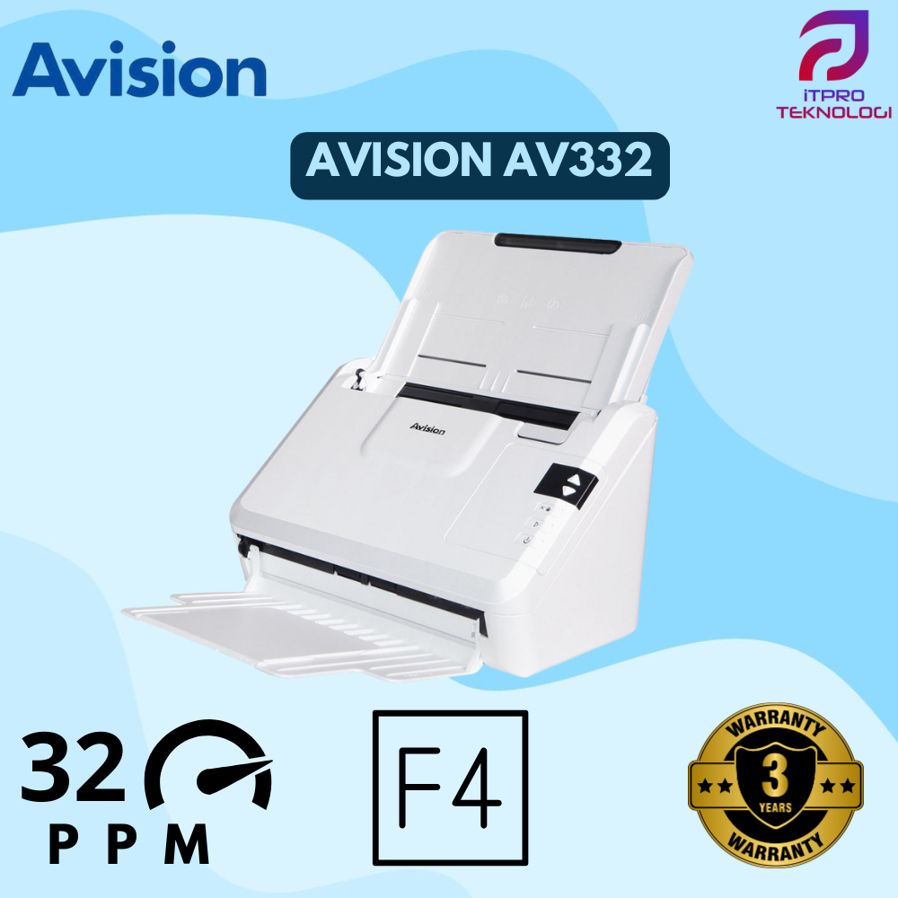 Jual Scanner AVISION AV332 - 32PPM - A4/F4 - Garansi 3Tahun | Shopee ...