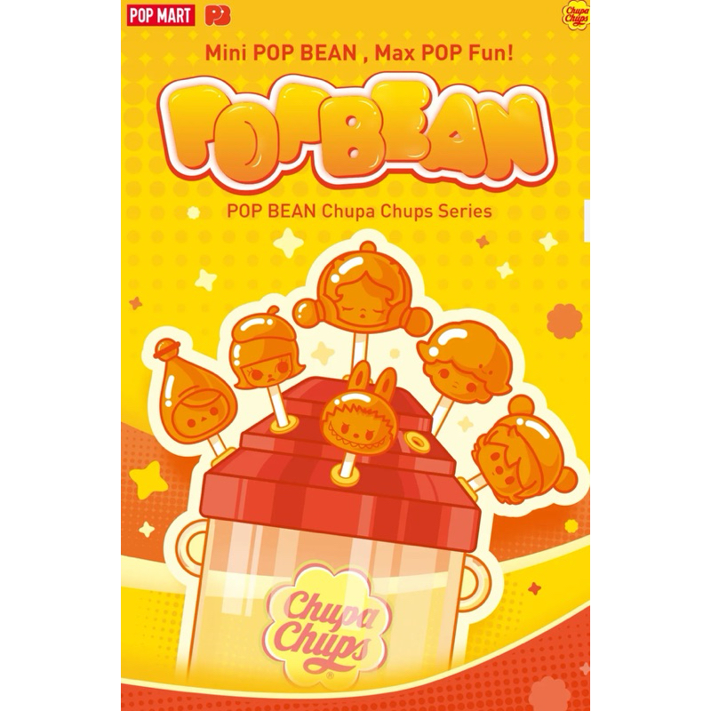 Jual (TERSEDIA SHOPEE VIDEO) popbean chupa chups , pop mart pop bean ...
