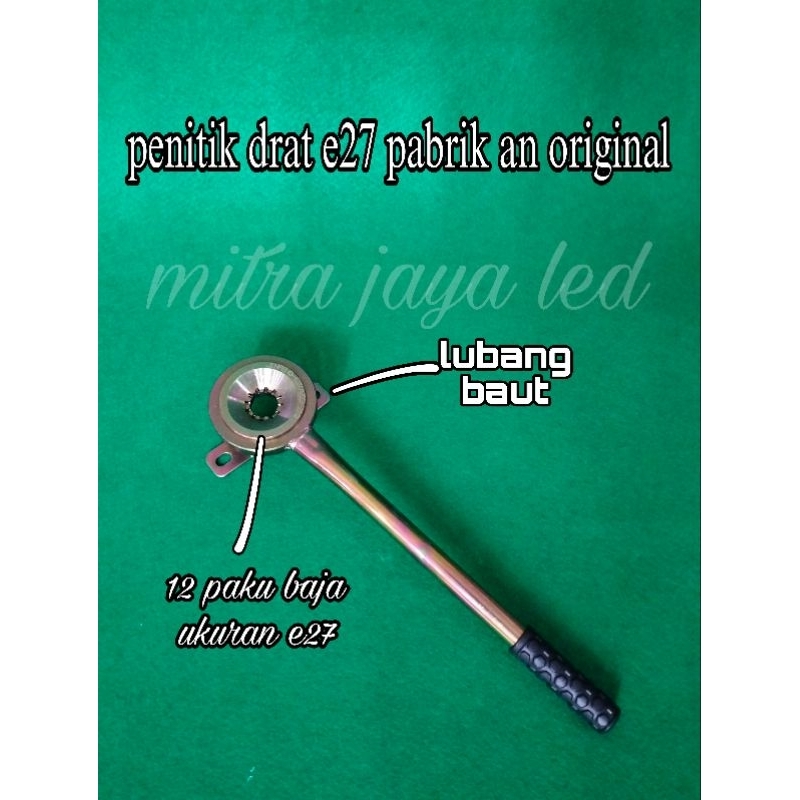 Jual penitik drat e27 original pabrik | Shopee Indonesia