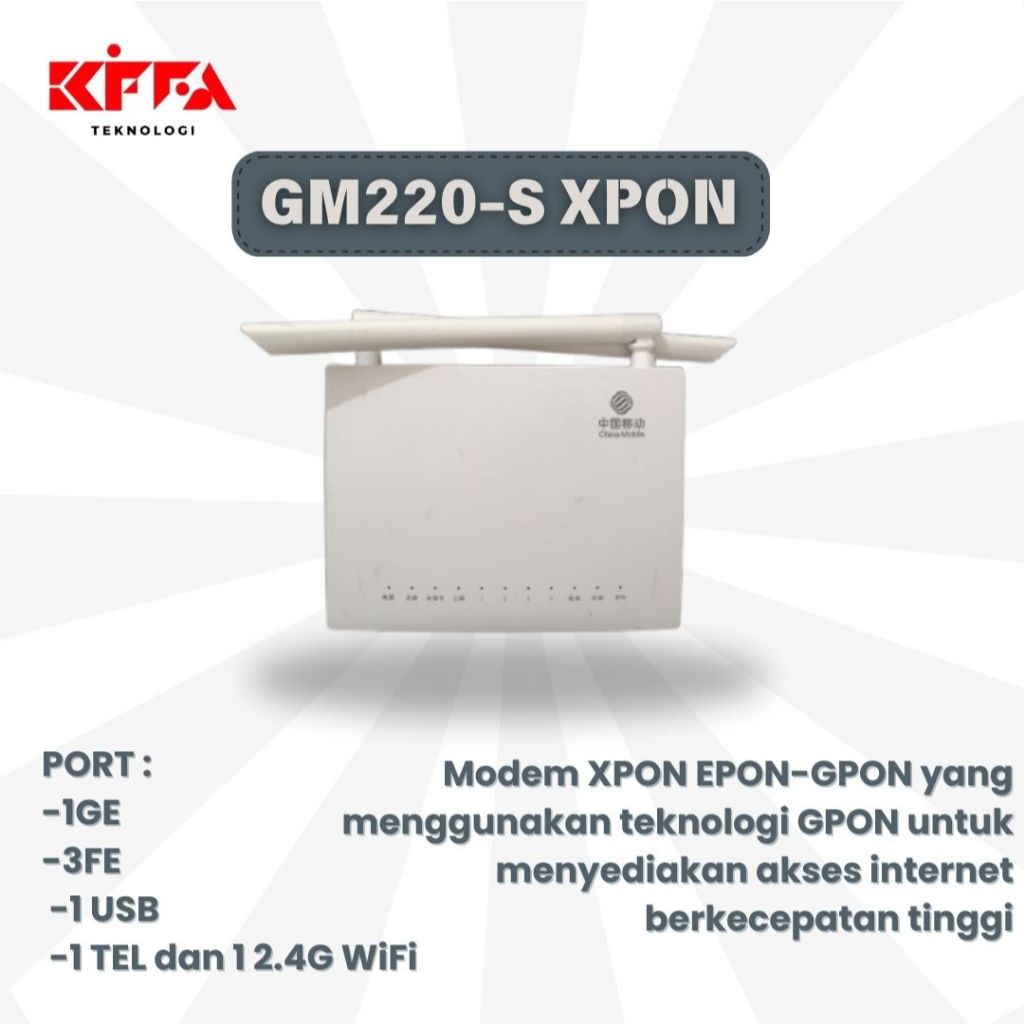 Jual Modem Xpon GM220-S Gpon Epon Onu Modem Bekas Original GM220 OMCI | Shopee Indonesia