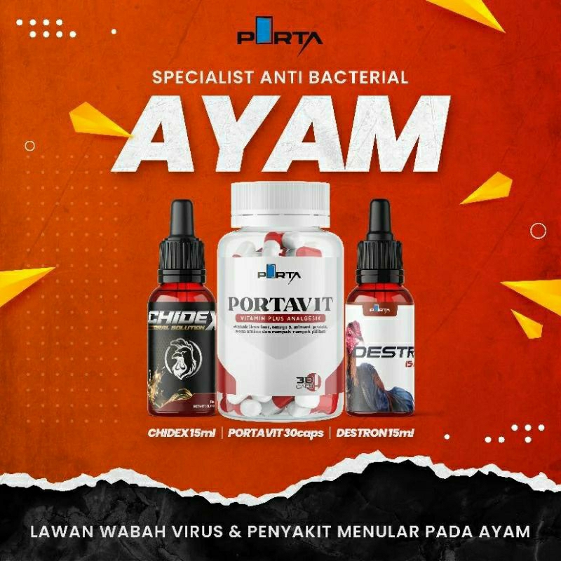 Jual PAKET OBAT PLUS VITAMIN AYAM SAKIT MENULAR ARATAN SEMUA JENIS AYAM ...