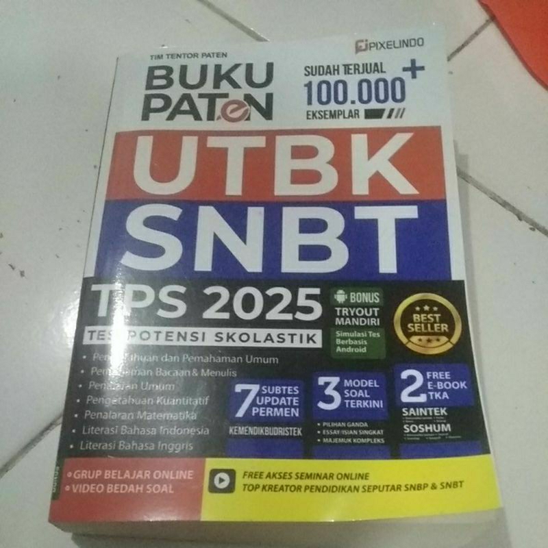 Jual Buku Paten UTBT SNBT TPS 2025 | Shopee Indonesia