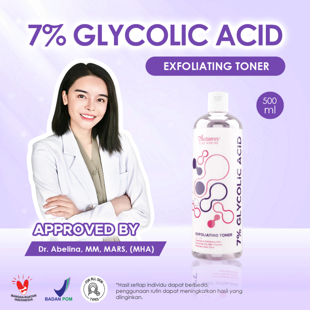Jual Autumn Glycolic Acid 7% Toning Solution Exfoliating Toner (AGET ...
