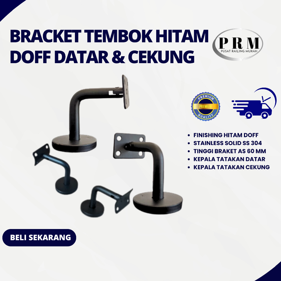 Jual BRACKET TEMBOK FLEKSIBEL HANDRAIL DATAR & CEKUNG BRAKET RAILING ...