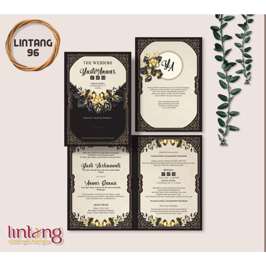 Jual Blangko Undangan Lintang 96 | Blangko Undangan Murah| Blangko Undangan|Blangko Kosong ...
