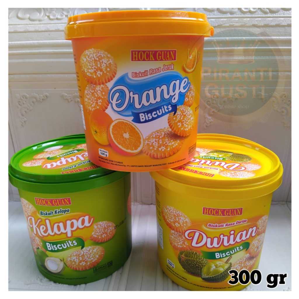 Jual Hock guan biskuit kemasan JAR 300gr varian rasa | Shopee Indonesia