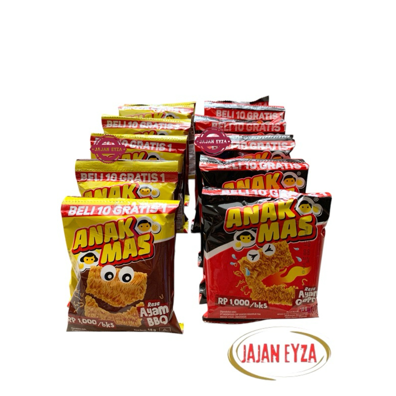 Jual INDOFOOD SNACK MIE ANAK MAS RENTENG ISI 10 PCS | Shopee Indonesia