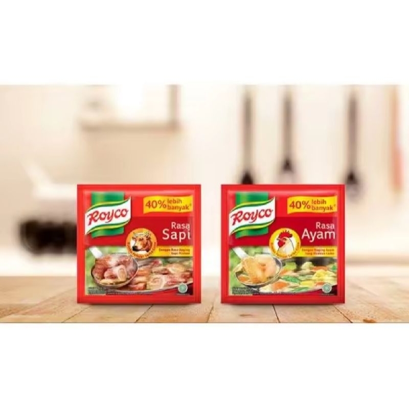 Jual Royko Sapi Dan Ayam Penyedap Rasa 8gr (1 Renceng isi 12 sachet ...