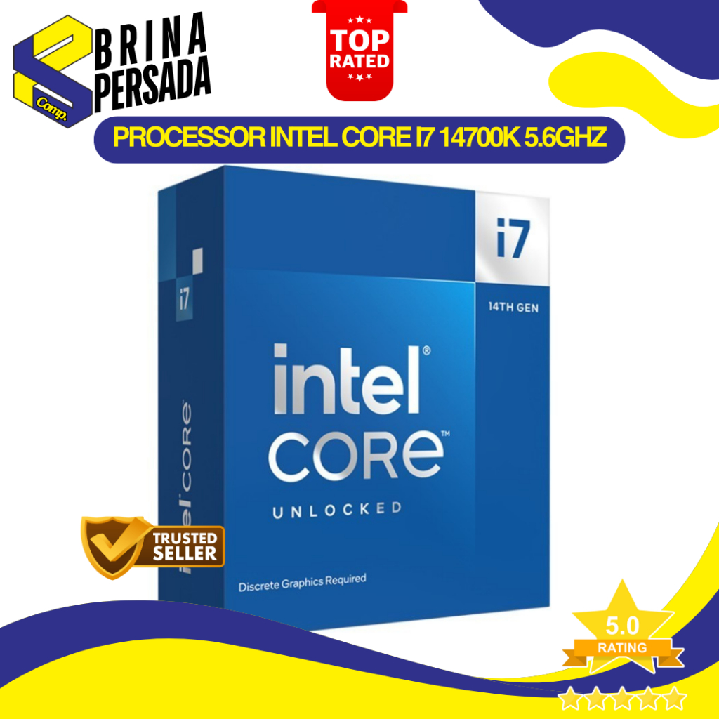 Jual Processor INTEL CORE i7 14700K 5.6Ghz 20C/28T (LGA 1700) | Shopee ...
