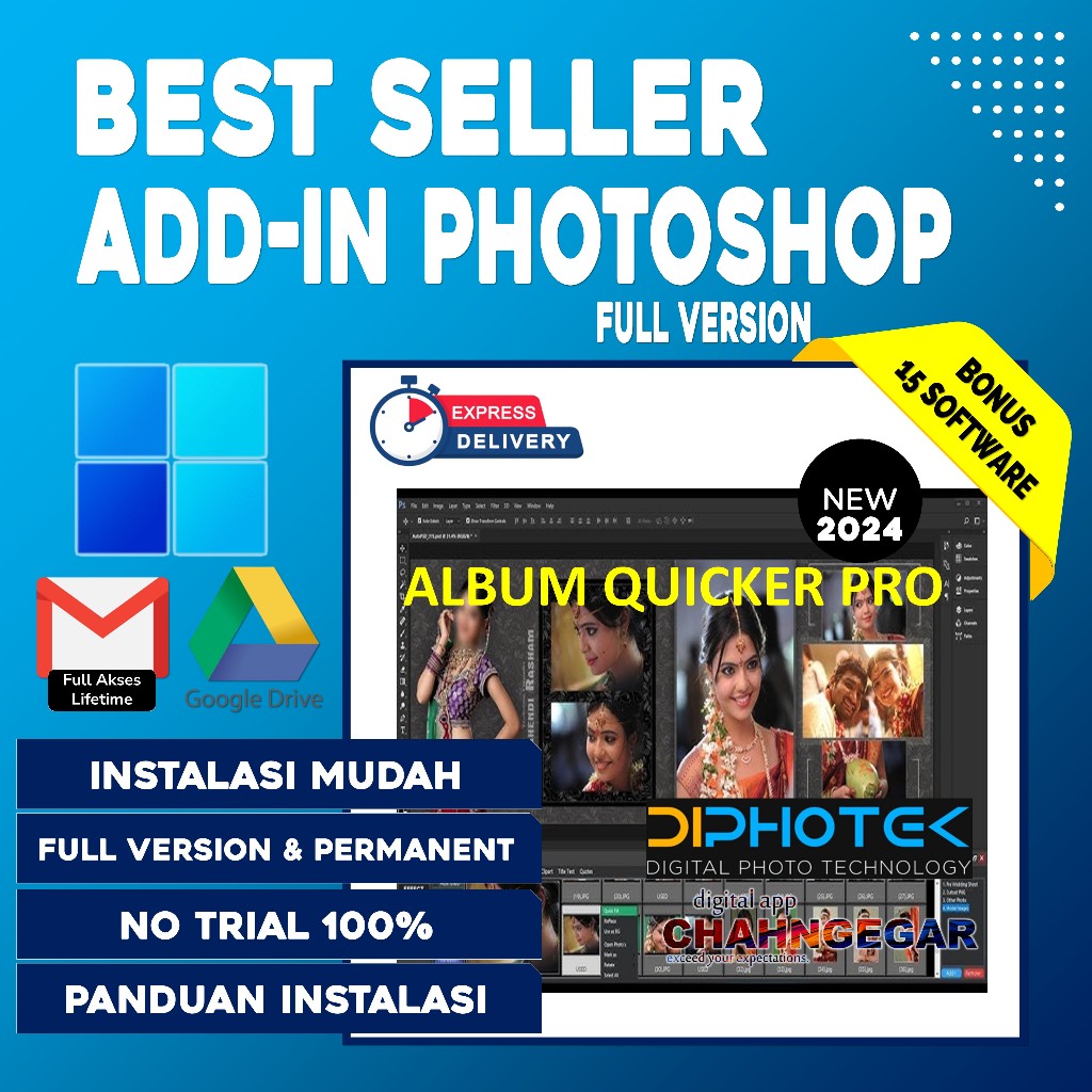 Jual Diphotek Album Quicker Pro 2024 Full Software add in / plugin ...