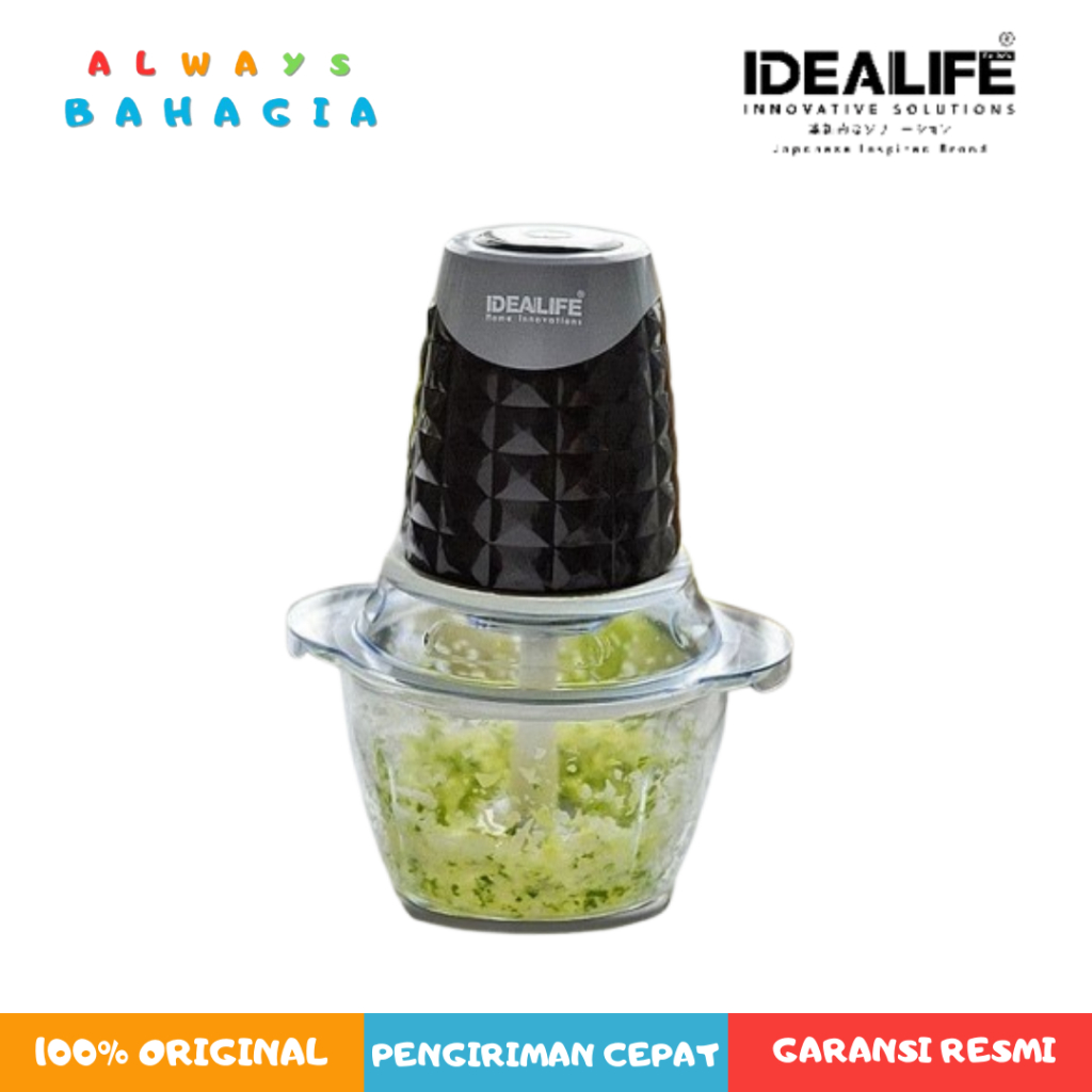 Jual IDEALIFE IL-216 Electric Chopper - Penggiling Listrik 1.2L ...
