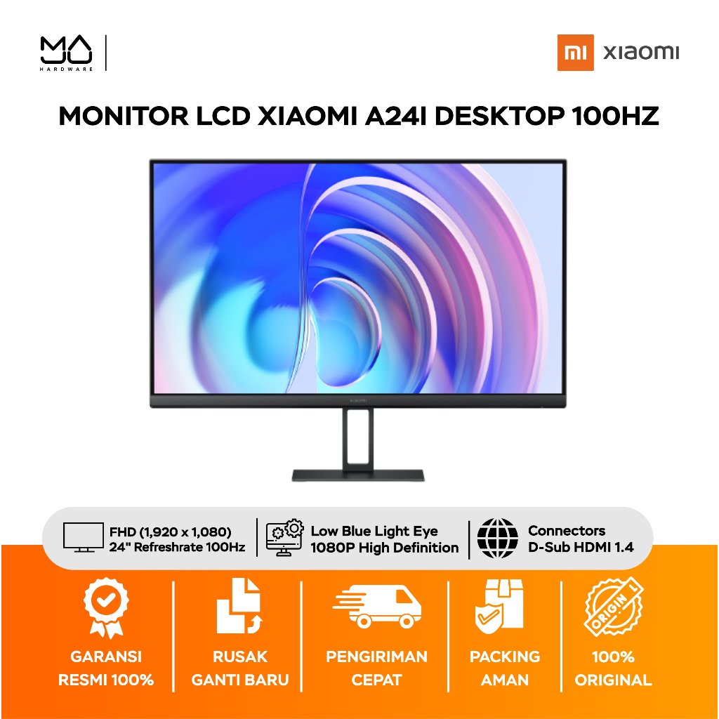 Jual Monitor LED Xiaomi LED 24′ A24i 24″ FHD IPS 100Hz - Garansi Resmi | Shopee Indonesia