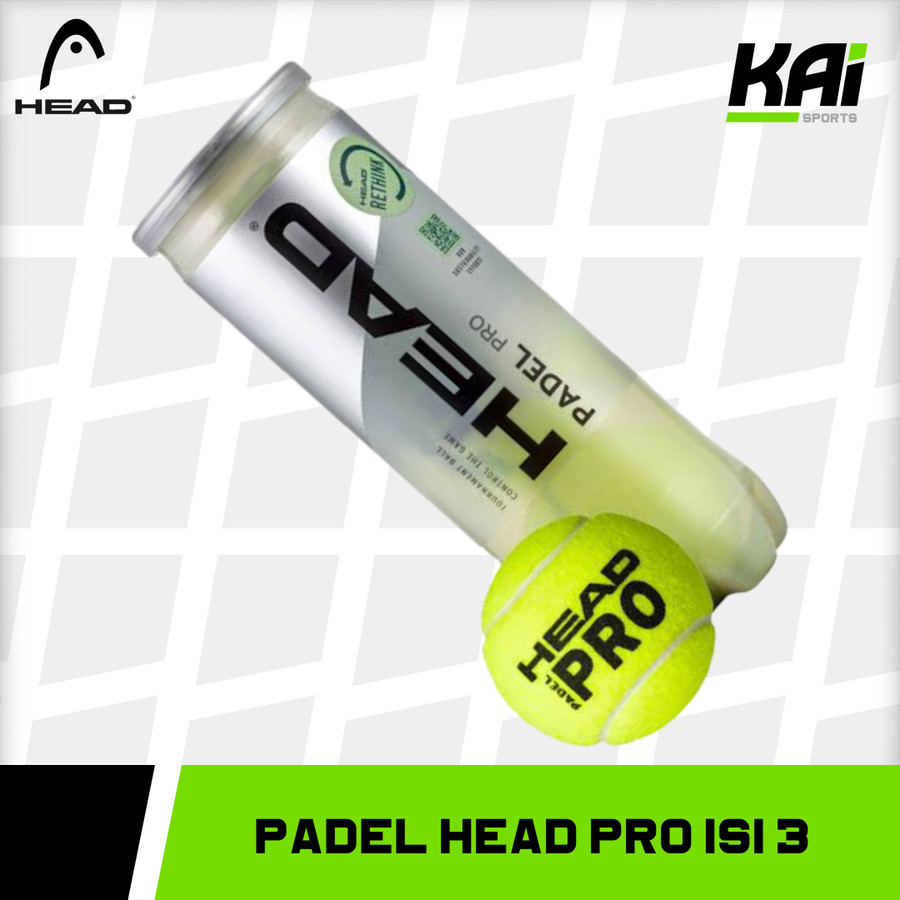 Jual Bola Padel Head Pro 3B - Padel Ball - NEW EDITION | Shopee Indonesia
