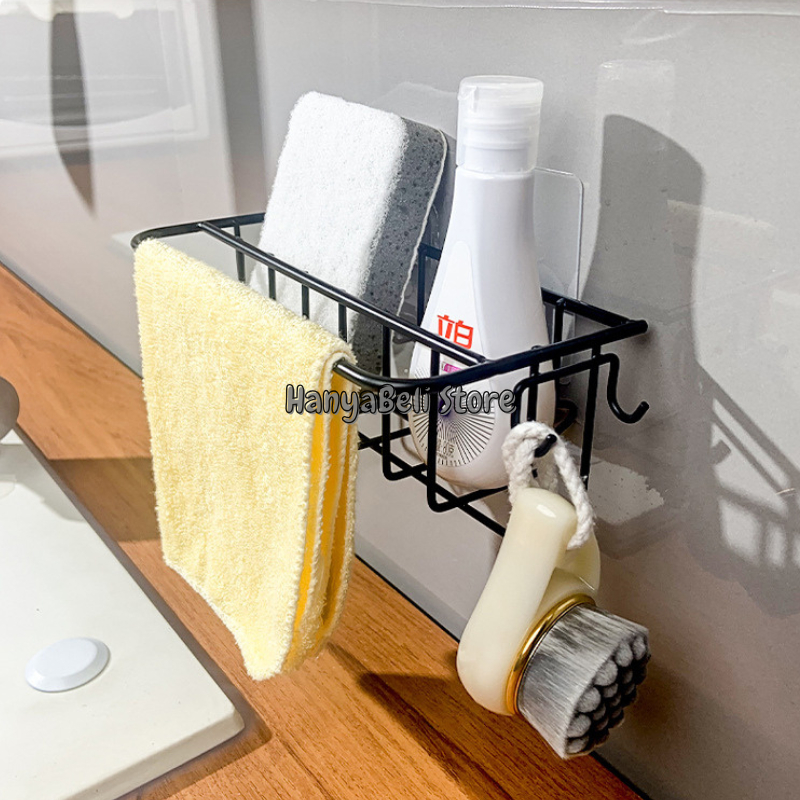 Jual HBS Rak Sponge Tempel Dinding Wastafel Rak Sabun Cuci Piring ...