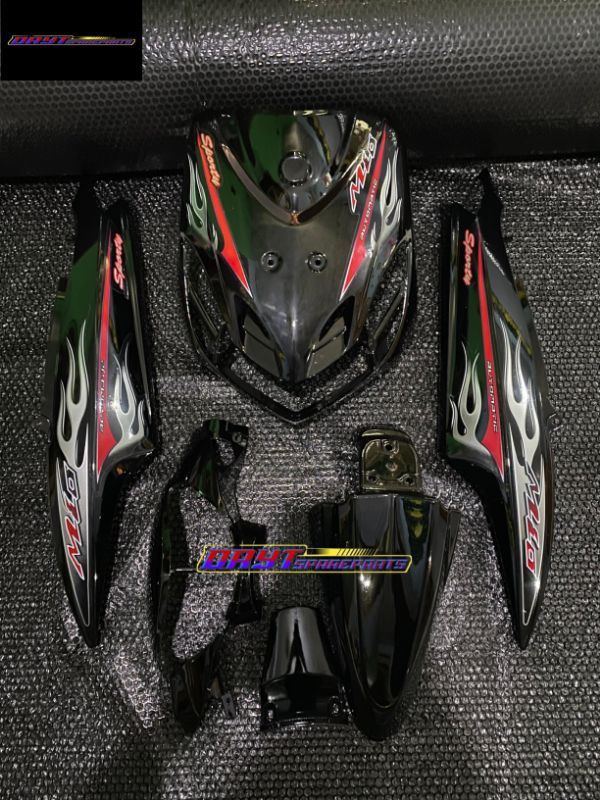 Jual BODY HALUS YAMAHA MIO SMILE DAN SPORTY HITAM + LIST API, COVER ...