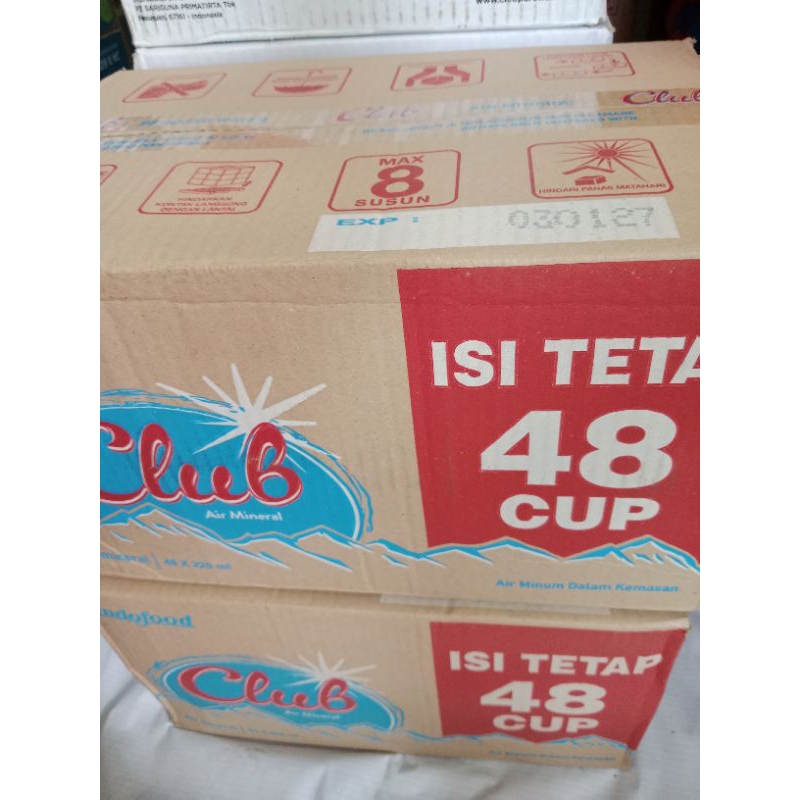 Jual Air Mineral Club Gelas 220 Ml | Shopee Indonesia