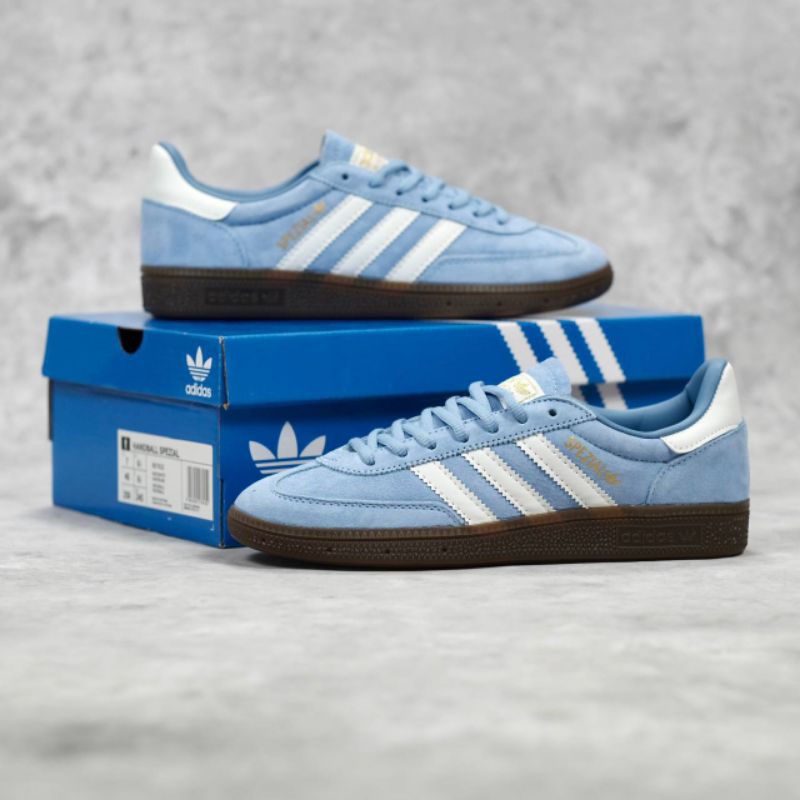 Jual Sepatu Adds Handball Spezial Ice Blue | Shopee Indonesia