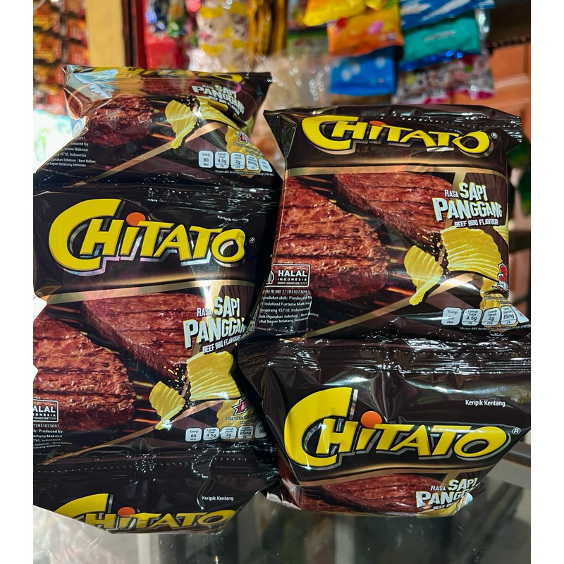 Jual Chitato Snack Kentang Rasa Sapi Panggang Kemasan Renceng | Shopee ...
