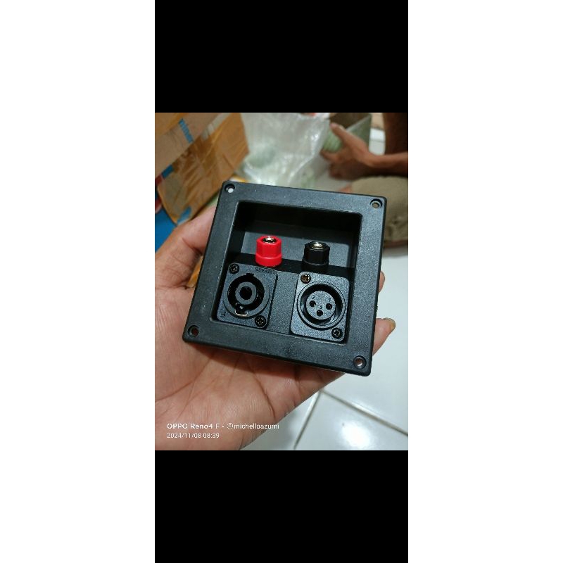 Jual terminal pin speaker 2 terminal speaker 2 pin hitam kotak | Shopee ...