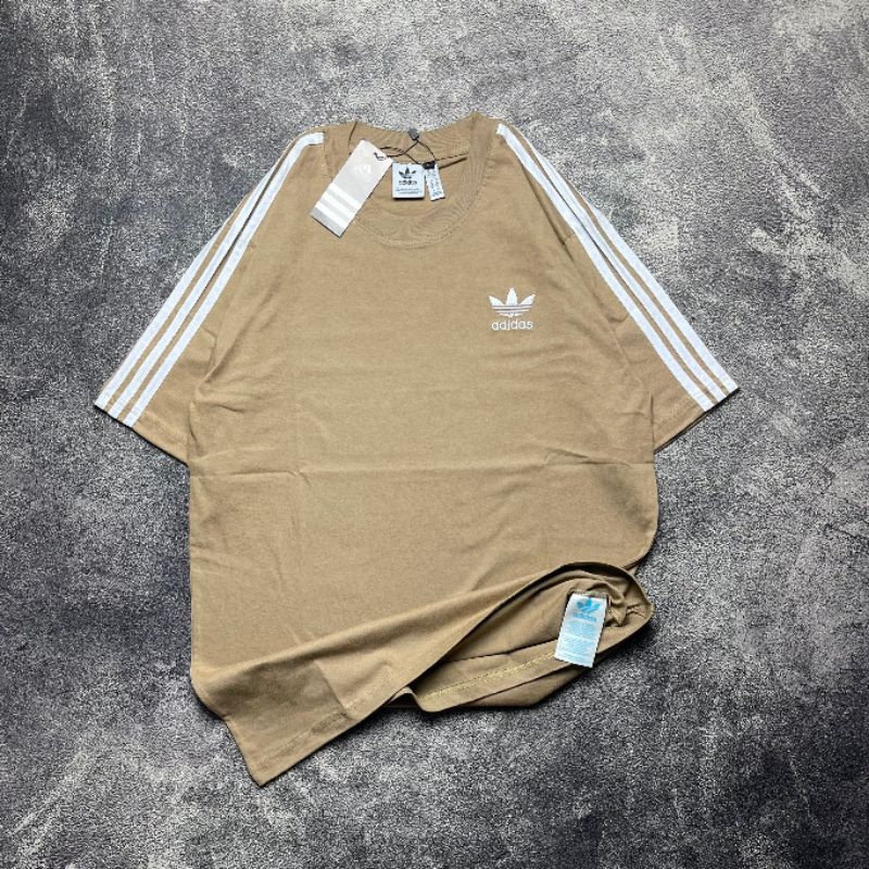 Jual Adidas Ringer Tee 3Foil Full Tag label Kaos Adidas Pria Wanita ...