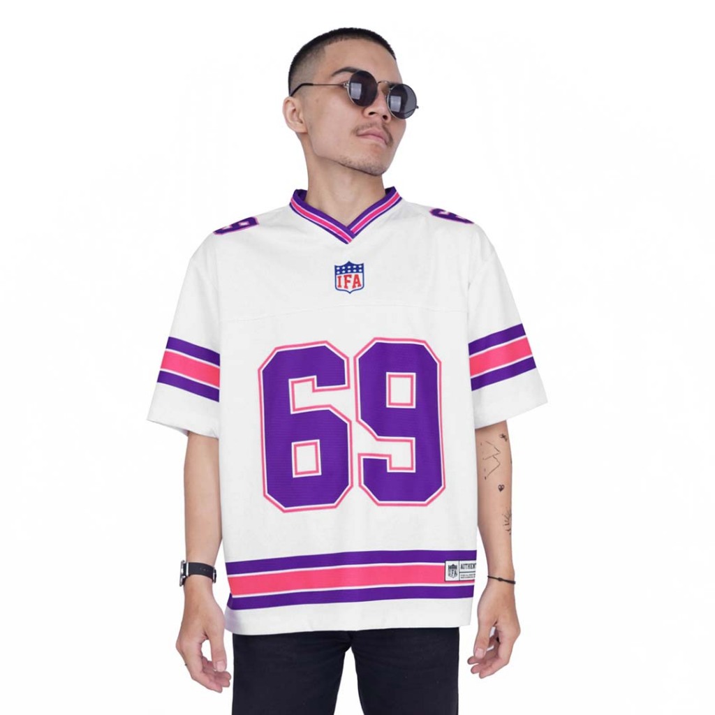 Jual IFA / 69 / Number Series / Jersey / Street wear / Oversize / NFL ...