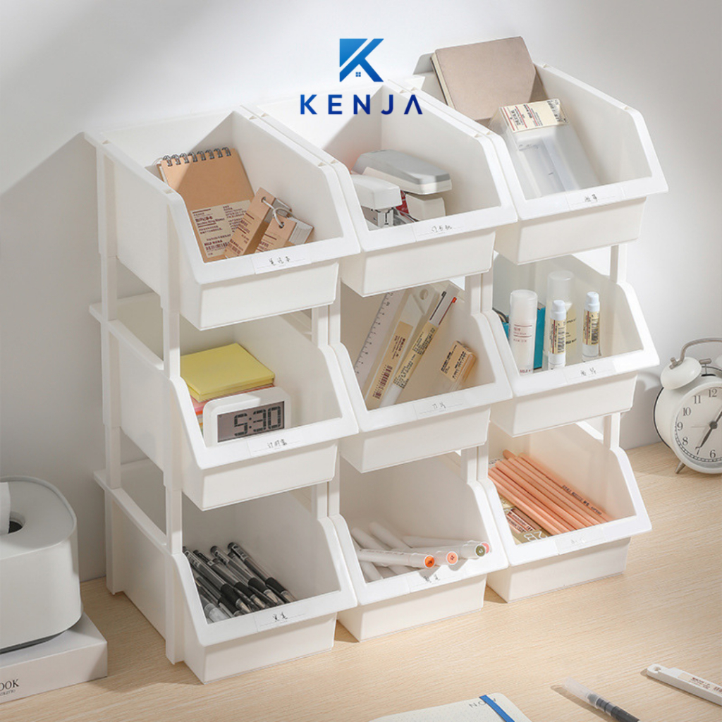 Jual KENJA Rak Box Susun Kotak Penyimpan Barang Organizer Peralatan ...