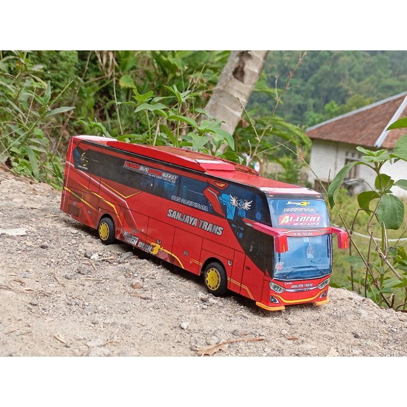 Jual Miniatur bus basuri sanjaya trans | Shopee Indonesia