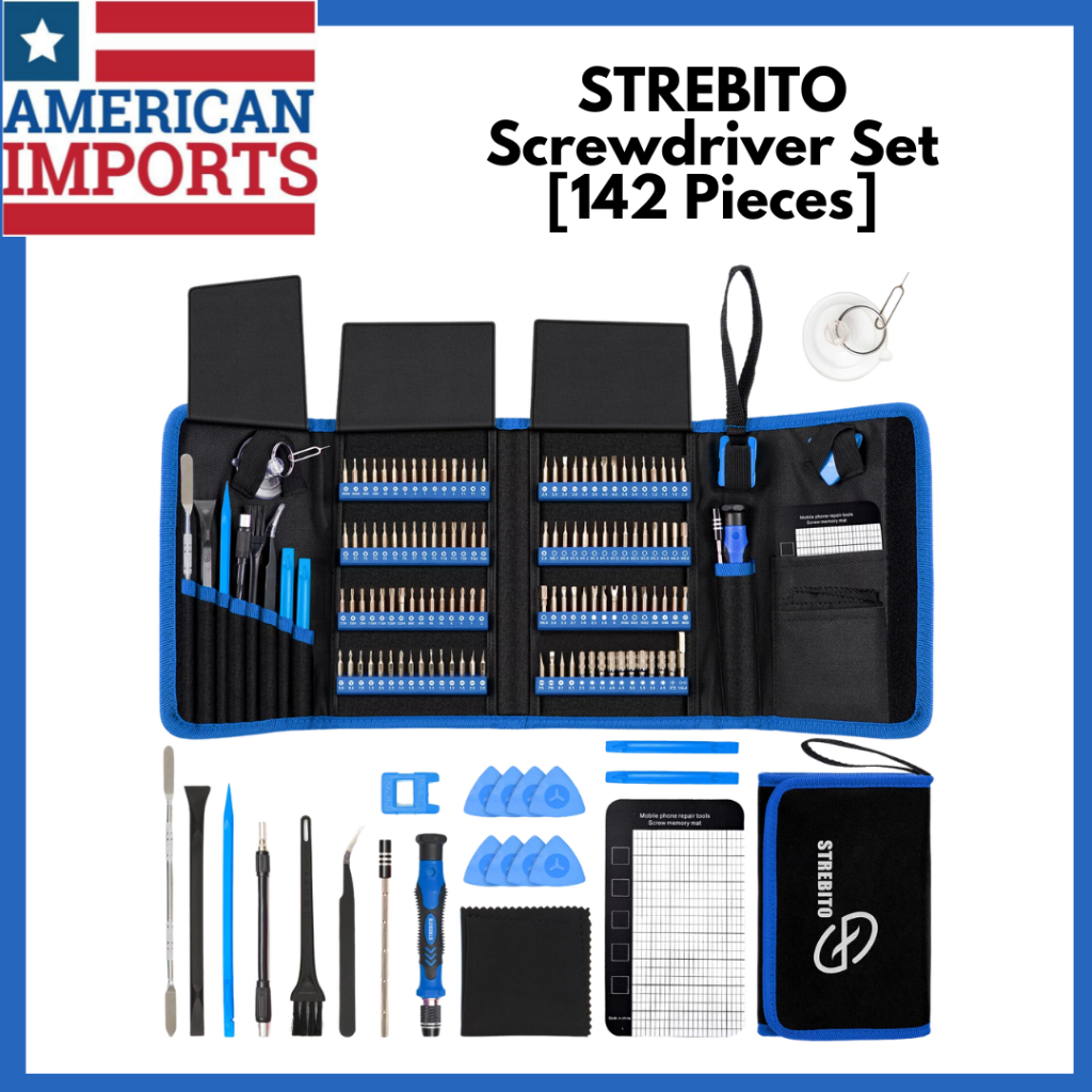 Jual STREBITO Screwdriver Set 142-Piece Electronics Precision ...