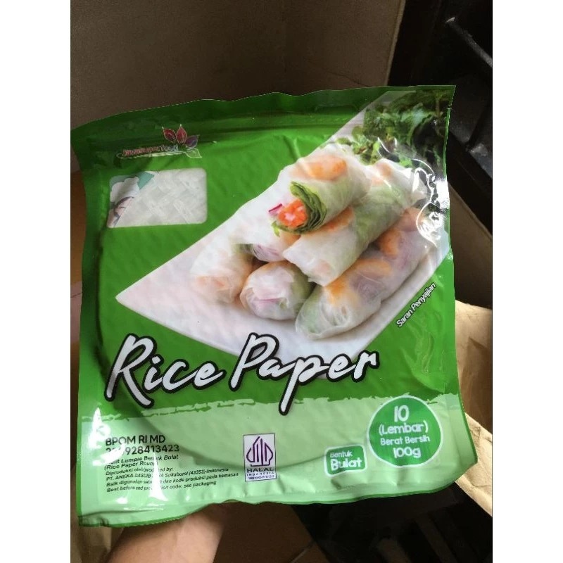 Jual RICE PAPER HALAL | RICE PAPER KOTAK/BULAT 10 & 20 LEMBAR - JAVA ...
