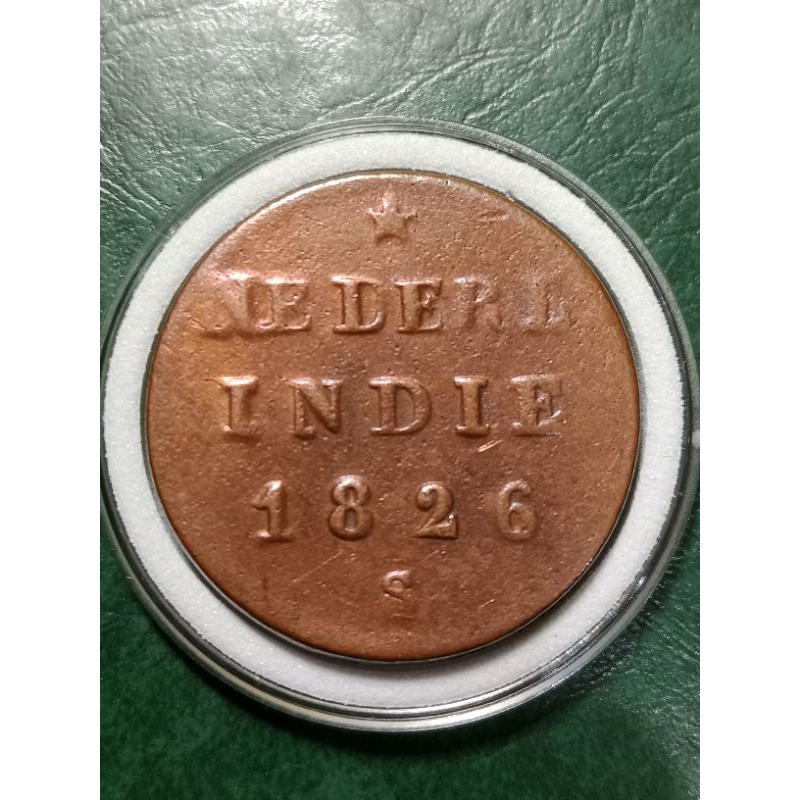 Jual Koin Nederl Indie Kuno Jadul ½ Stuiver Tahun 1826 BEKAS | Shopee ...