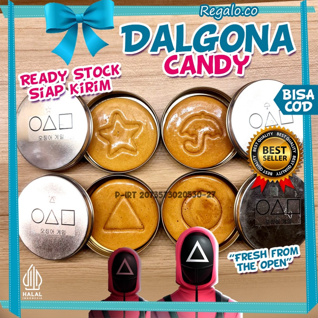 Jual Permen Dalgona Candy Fresh by Kadokado | Shopee Indonesia