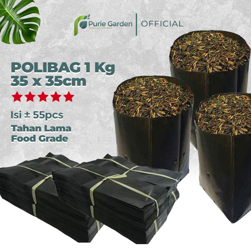 Jual Polybag Polibag Tanaman 35x35 cm Kemasan Berat 1Kg PG SBY | Shopee ...