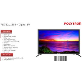 Jual TV LED Polytron Digital 24 Inch Polytron 32 Inch 43Inch Polytron ...